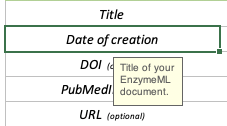 Tutorial and Documentation - EnzymeML Project